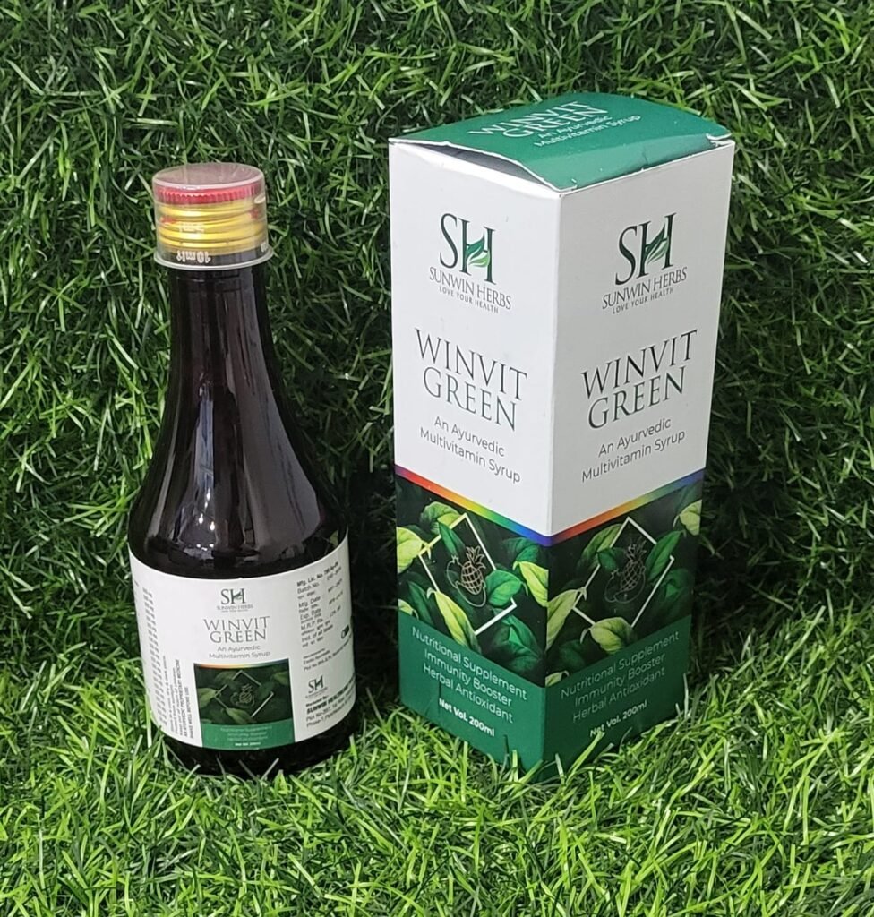 WINVIT GREEN SYRUP – Sunwin Healthcare PVT LTD